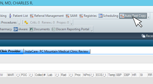 iCentra Setup | Resort Medicine